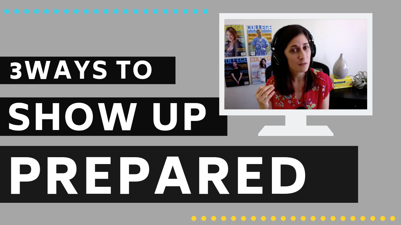 3 Ways to Show up Prepared - Find Your Passion Career